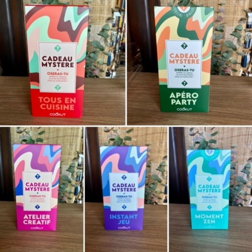 Cadeau Mystère - 5 thèmes au choix - Cookut - Le Grenier Malin